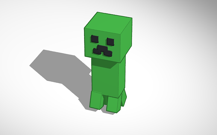 3D design creeper | Tinkercad
