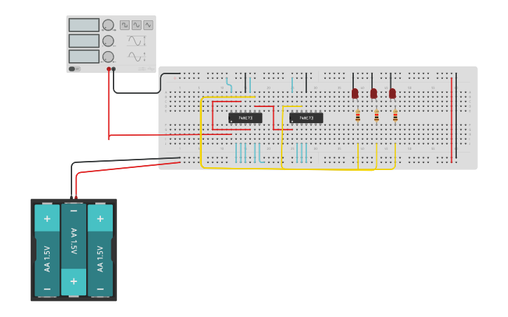 Circuit design hello world - Tinkercad