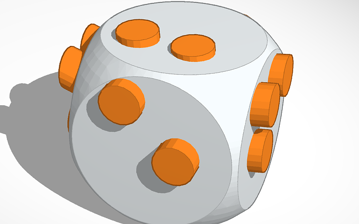 3D design Dado braille ivan r | Tinkercad
