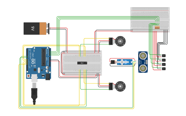 Circuit design KARR Project Model | Tinkercad