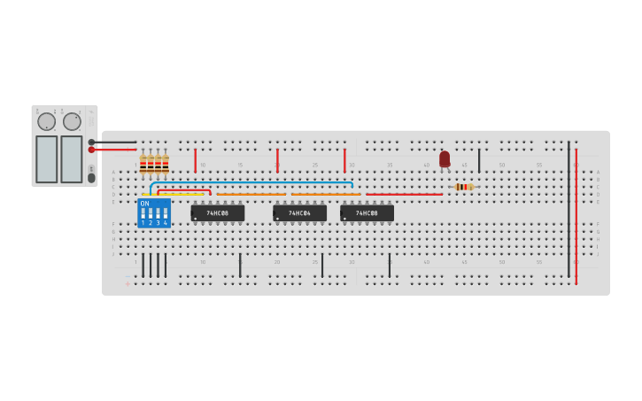 Circuit design Punto 4 - Tinkercad