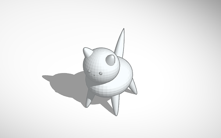3D design Doodle Cat - Tinkercad