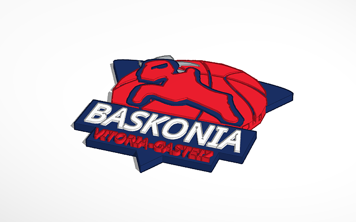 3D design baskonia logo | Tinkercad