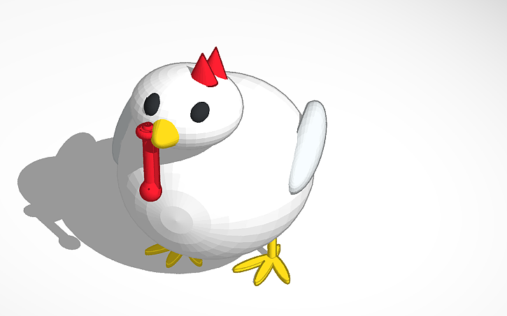 3D design CHICKEN | Tinkercad