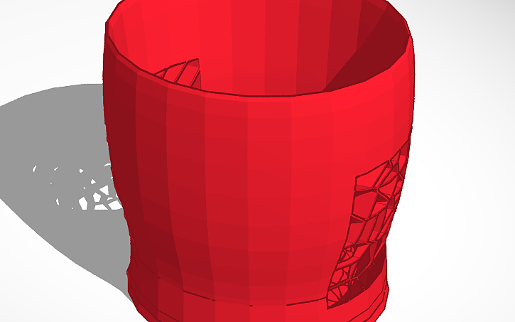 3D design candle holder - Tinkercad