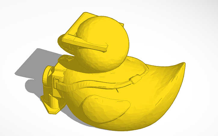 3D design tourist duck - Tinkercad