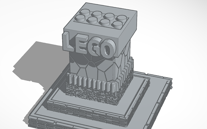 3D design LEGO stand | Tinkercad