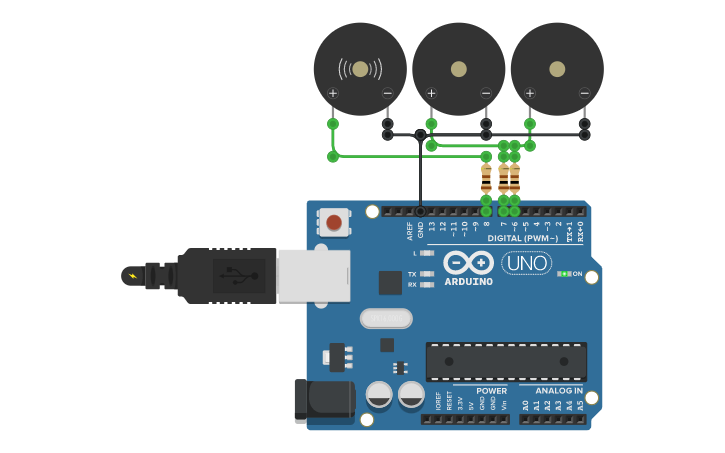 Circuit design Tone Multiple - Tinkercad