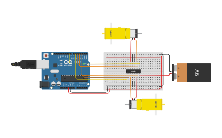 Circuit Design Percobaan 3 Tinkercad