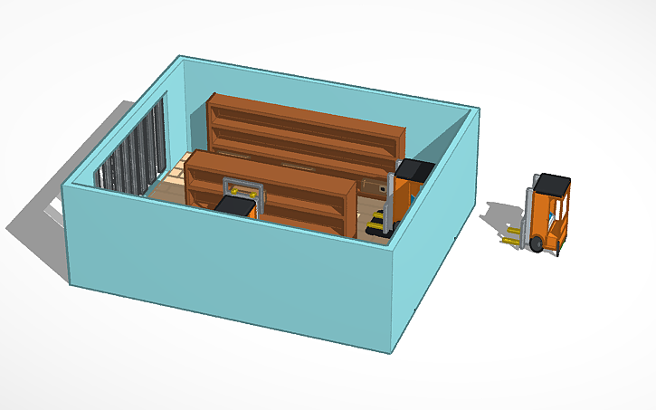 3D design estoque - Tinkercad