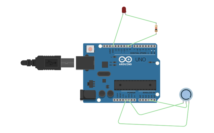 Circuit design activity 7 - Tinkercad