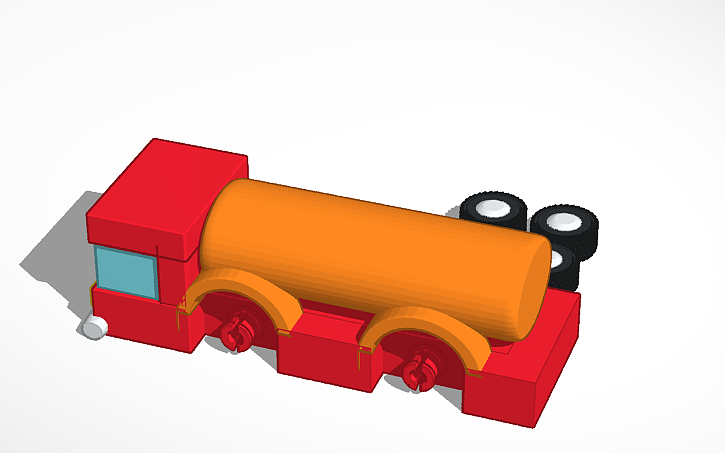 3D design fire - Tinkercad