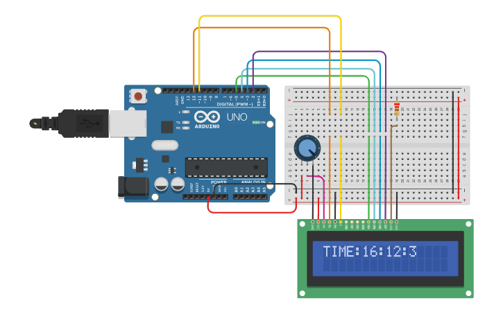 Circuit Design практическая 20 Tinkercad