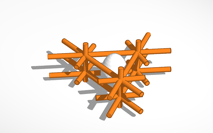 3D design Egg Drop-Paper Straw Design - Tinkercad