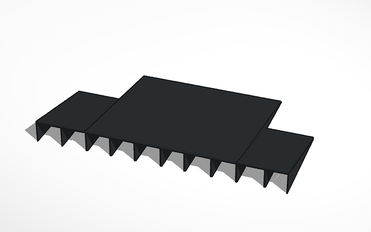 3D design Rear Diffuser - Tinkercad