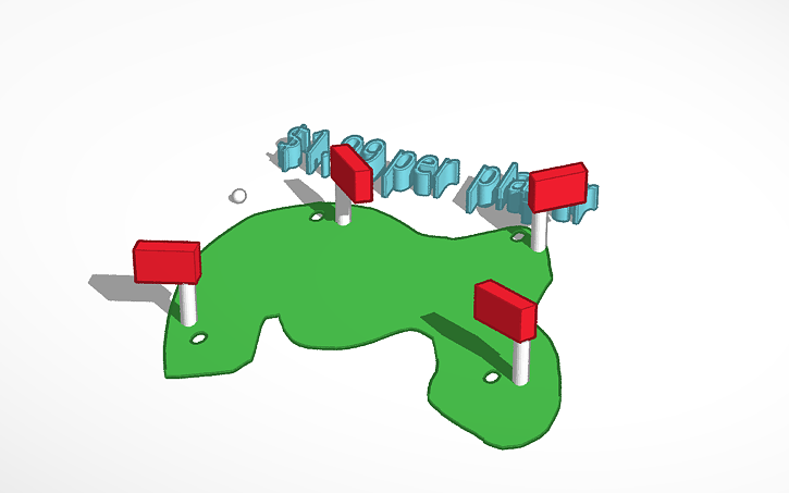 3D design mini golf course | Tinkercad