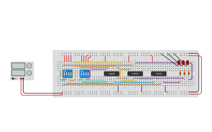 Circuit design Final_8:3 ENCODER | Tinkercad