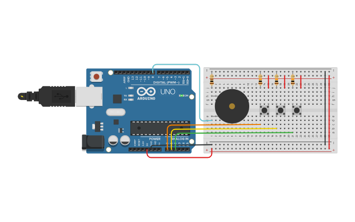 Circuit design buzzer workshop[ | Tinkercad