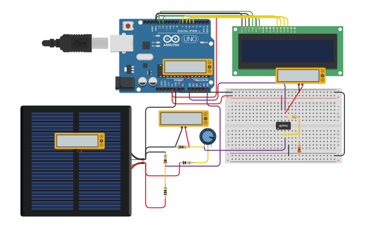 Circuit design projeto 2 grupo 4 | Tinkercad
