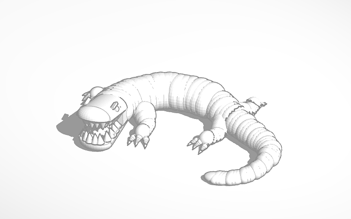 3D design Alligator - Tinkercad
