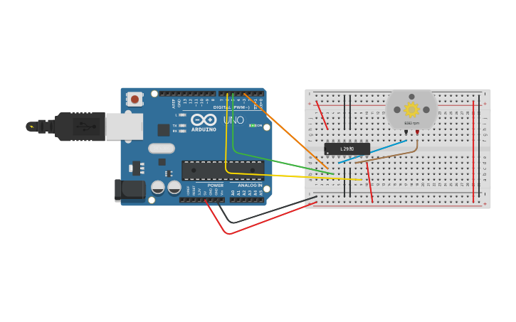 Circuit Design Activity 5 Arduino L293d Motor Driver Activity Tinkercad