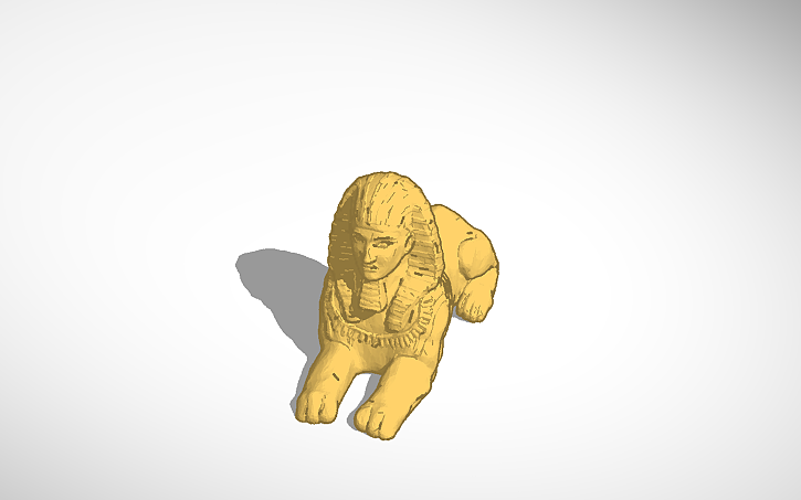 3D design Sphinx - Tinkercad