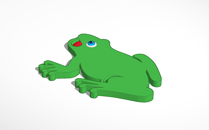 3D design Frog | Tinkercad