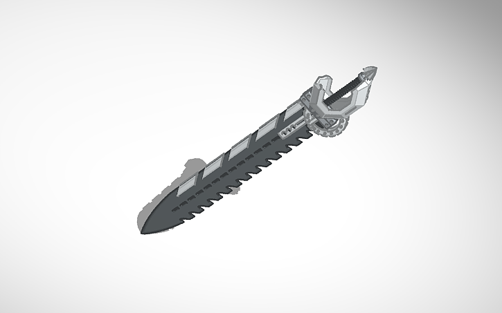 3D design Techno Fantasy Sword - Dark Star Phoenix | Tinkercad