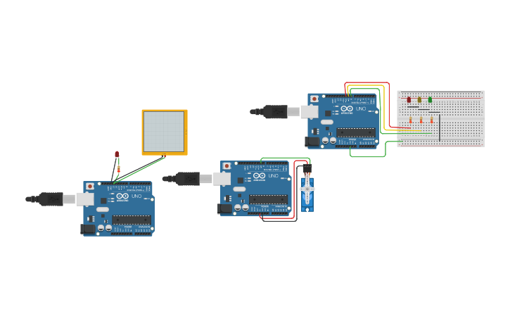 Circuit Design Semáforo Arduino Lip Projeto Tinkercad