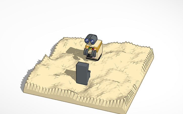 3D design WALL E - Tinkercad