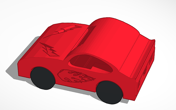 3D design Print-In-Place Mustang - Tinkercad