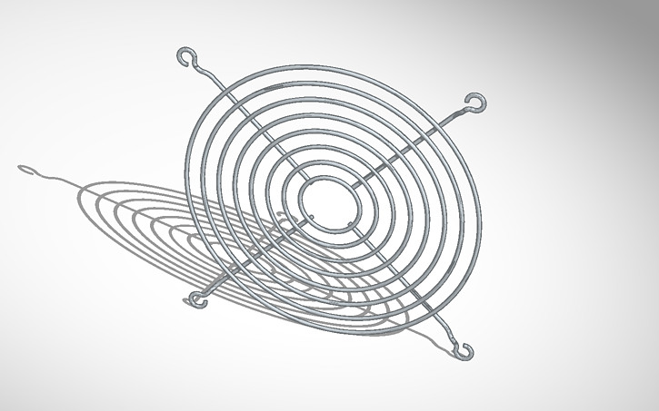 3D design 140 Fan Grid | Tinkercad