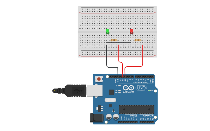 Circuit design Exercise 1 | Tinkercad