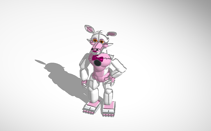 3D design funtime foxy | Tinkercad