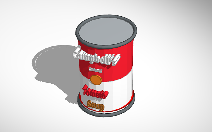 3D design Soup Can | Tinkercad