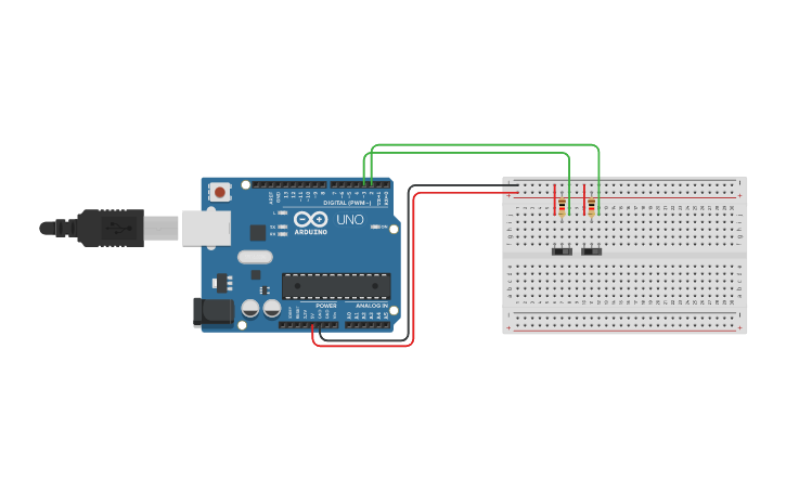 Circuit design ROTARY ENCODER - Tinkercad