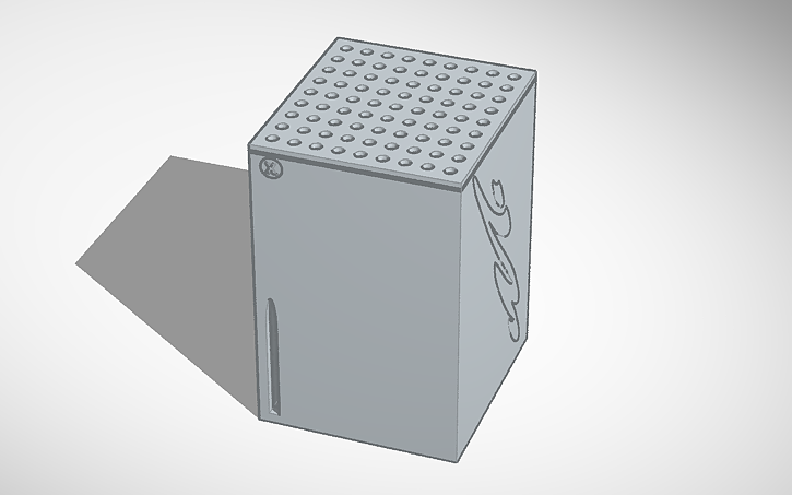 3D design XBox Series X - Tinkercad