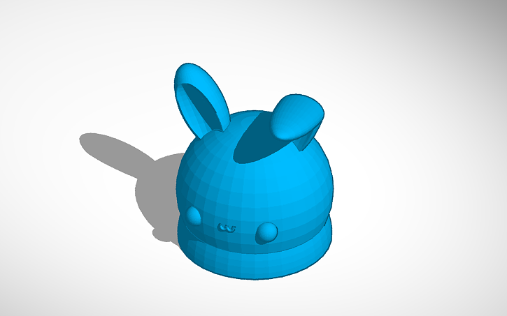 3D design tessa cute bunny for pinewood | Tinkercad