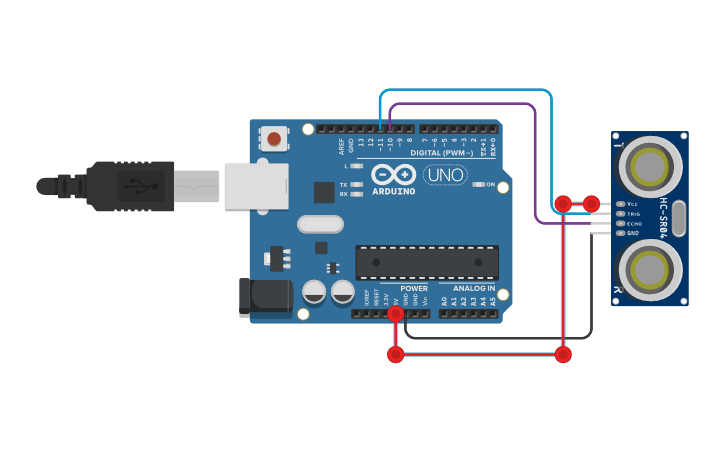 Circuit design prak8_SRF | Tinkercad