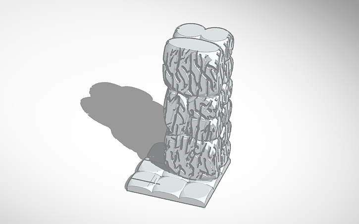 3d Design Rosd Coin Texture Tinkercad