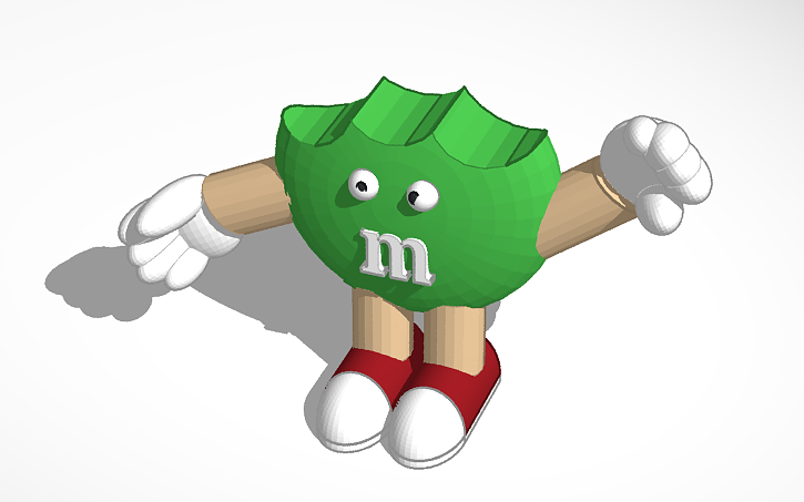 3D design M&M Guy | Tinkercad