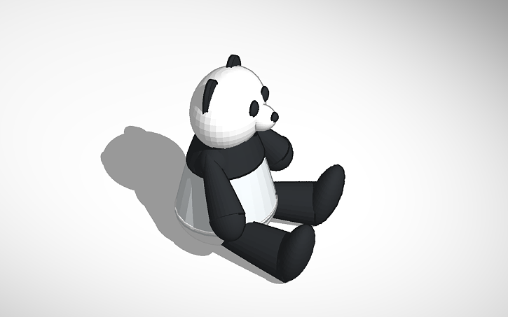 3D design Panda - Tinkercad