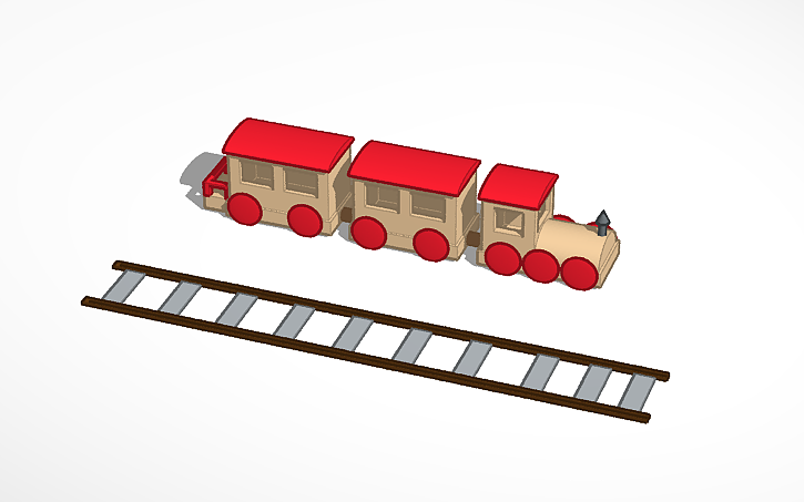 3D design Toy Train test | Tinkercad