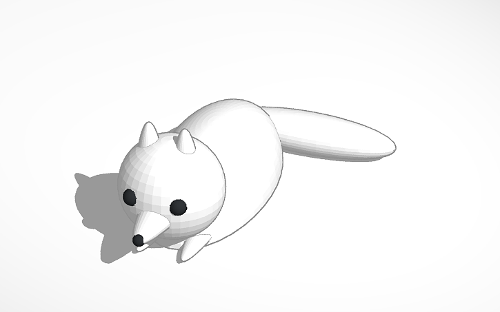 3D design Arctic Fox | Tinkercad