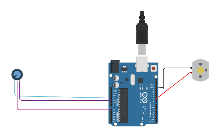 Circuit design Practica 3 - Tinkercad