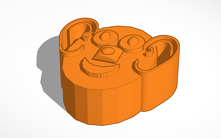 3D design Another Monkey Keyring design - Tinkercad