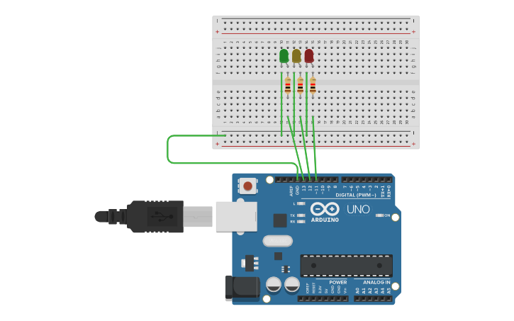 Circuit design Timer - Tinkercad