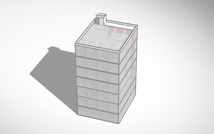 3D design Moden Office Building Plans - Tinkercad