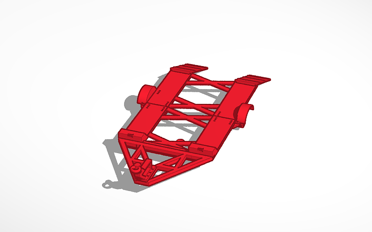 3D design Trailer testing 1/16 rally/slash - Tinkercad