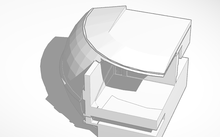 3D design duel disk - Tinkercad